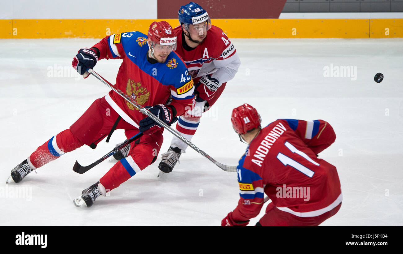 From left: Valeri Ivanovich Nichushkin of Russia, jan Kovar of Czech ...