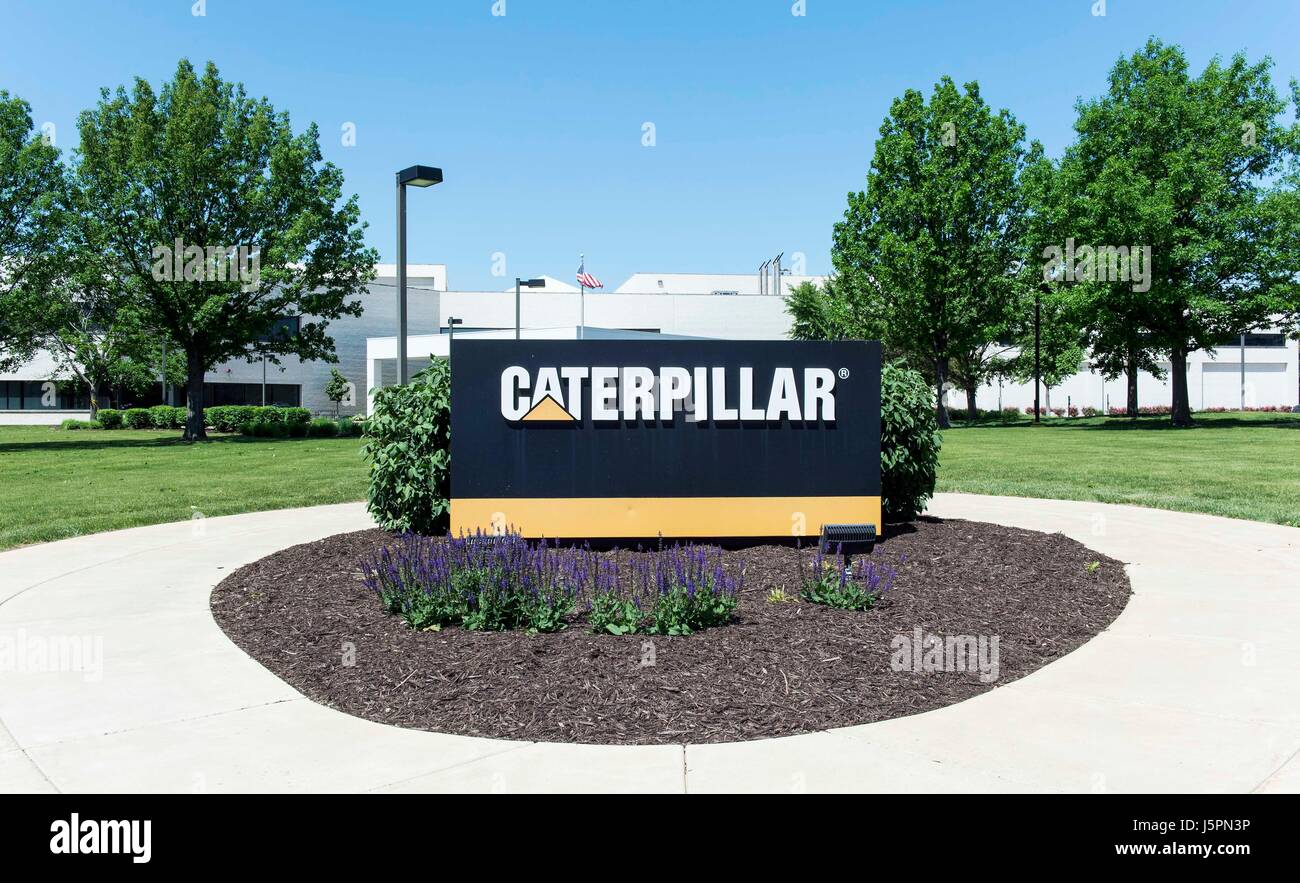 Peoria, Illinois, USA. 18th May, 2017. Caterpillar Inc., a Fortune 500 ...