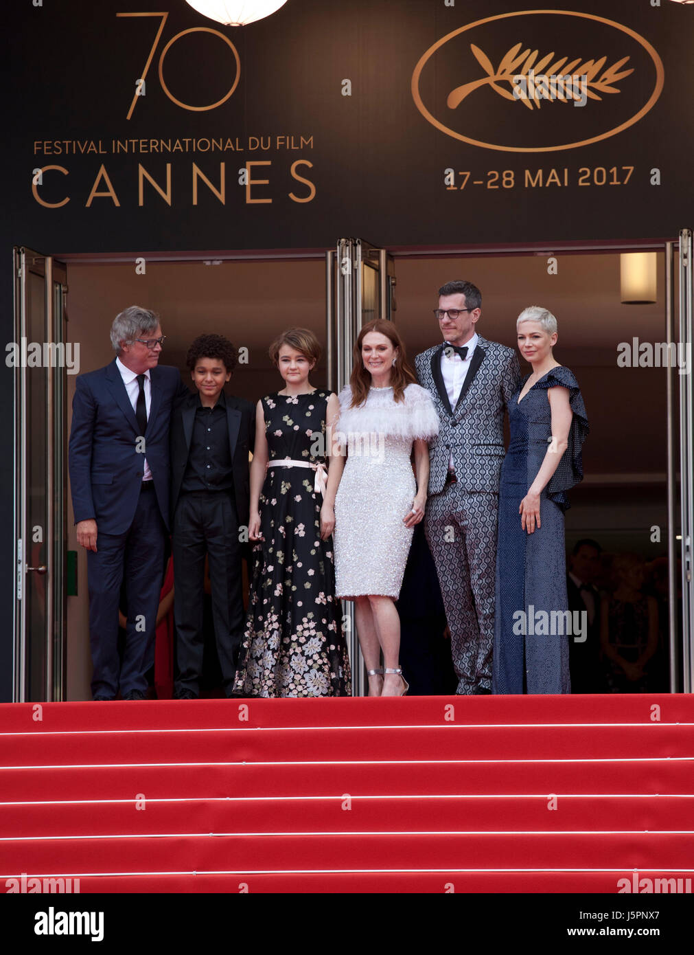 Cannes, France. 18th May, 2017. Todd Haynes, Jaden Michael, Millicent ...