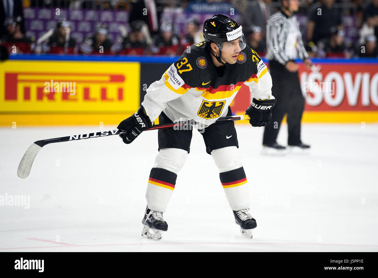 Cologne, Germany. 18th May, 2017. Germany's Patrick Reimer in action ...