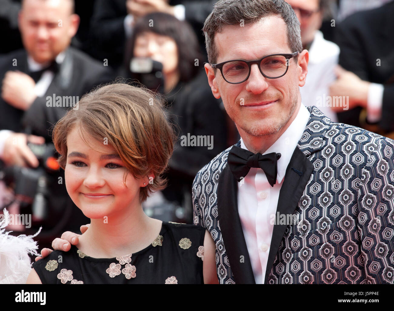 Cannes, France. 18th May, 2017. Millicent Simmonds and Brian Selznic at ...