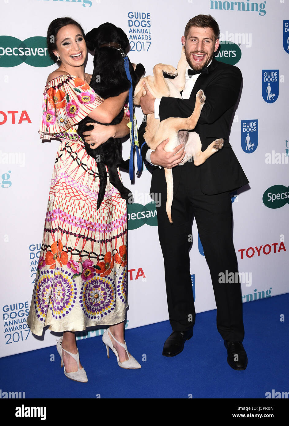 London, UK. Laura Wright and Harry Rowland at The Guide Dog Of The Year ...