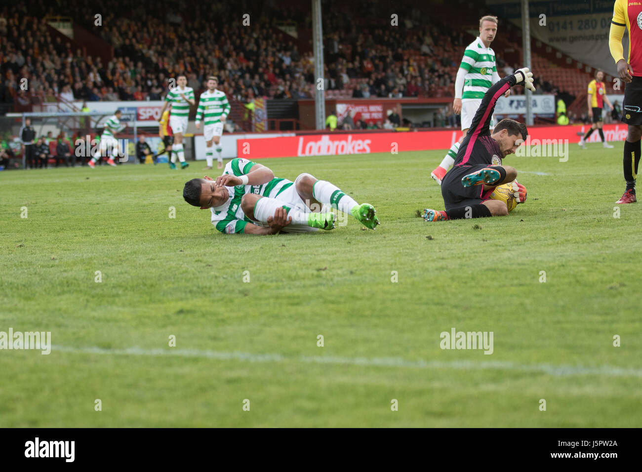Glasgow, Scotland UK, 18 May 2017, Partick Thistle v Celtic, Firhill ...