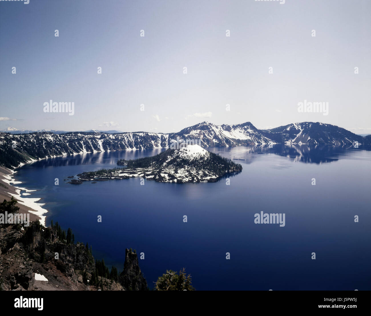 usa america crater fresh water lake inland water water wizard vulcan ...