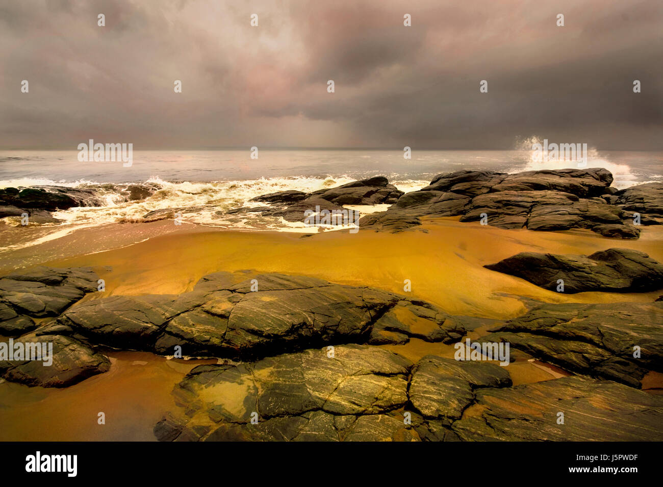 africa mood rock atlantic ocean salt water sea ocean water surf reef ...