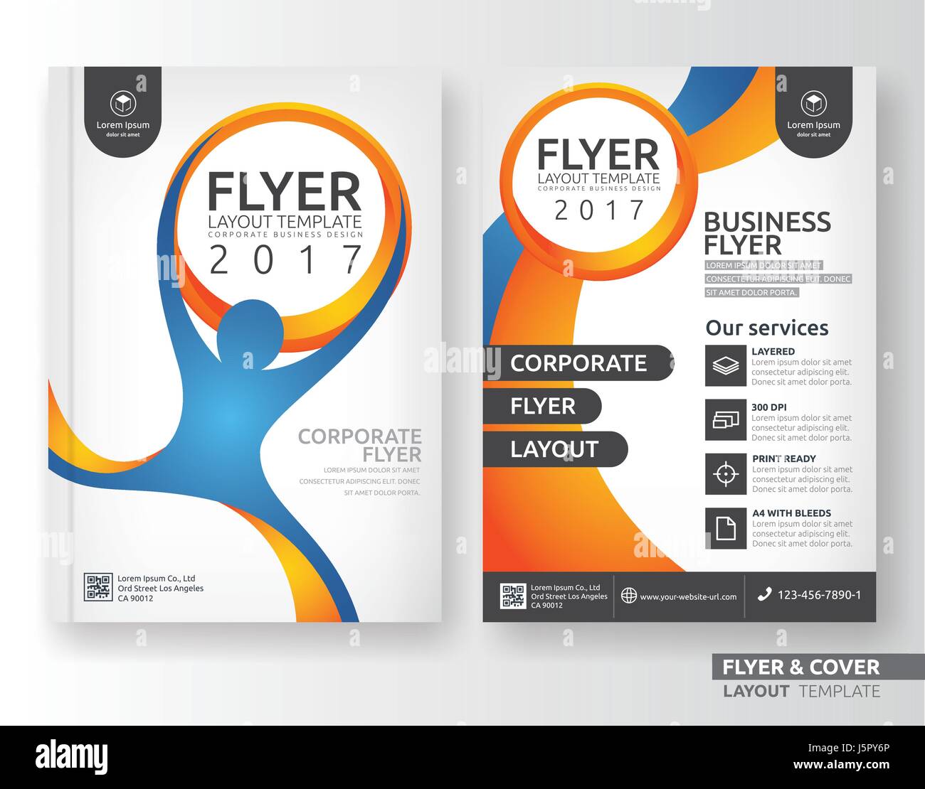 Multipurpose corporate business flyer layout template design. Suitable ...