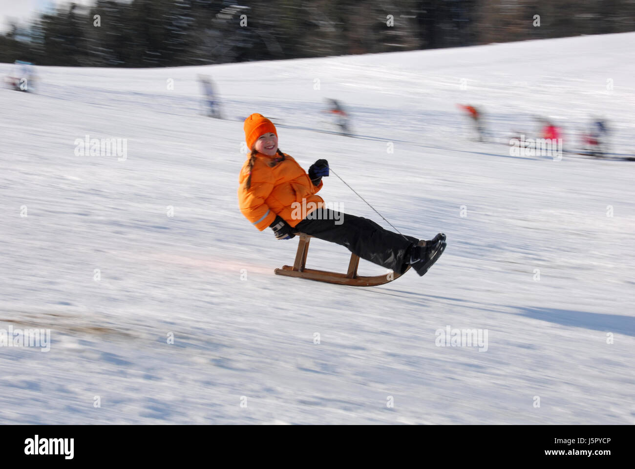 rapid sleigh ride Stock Photo - Alamy