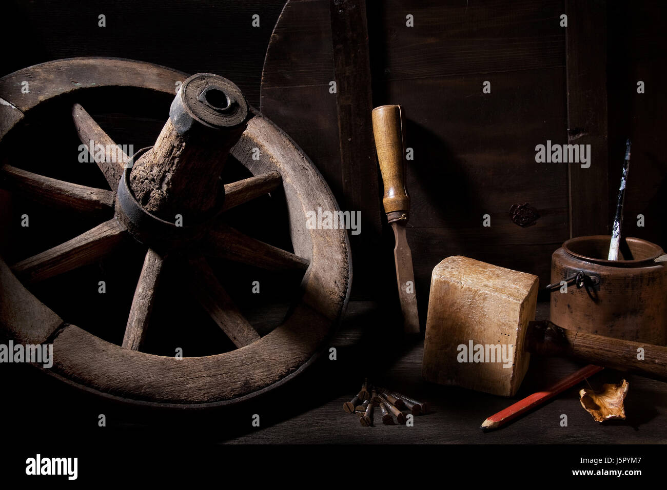 Wheelwright tool hi-res stock photography and images - Alamy