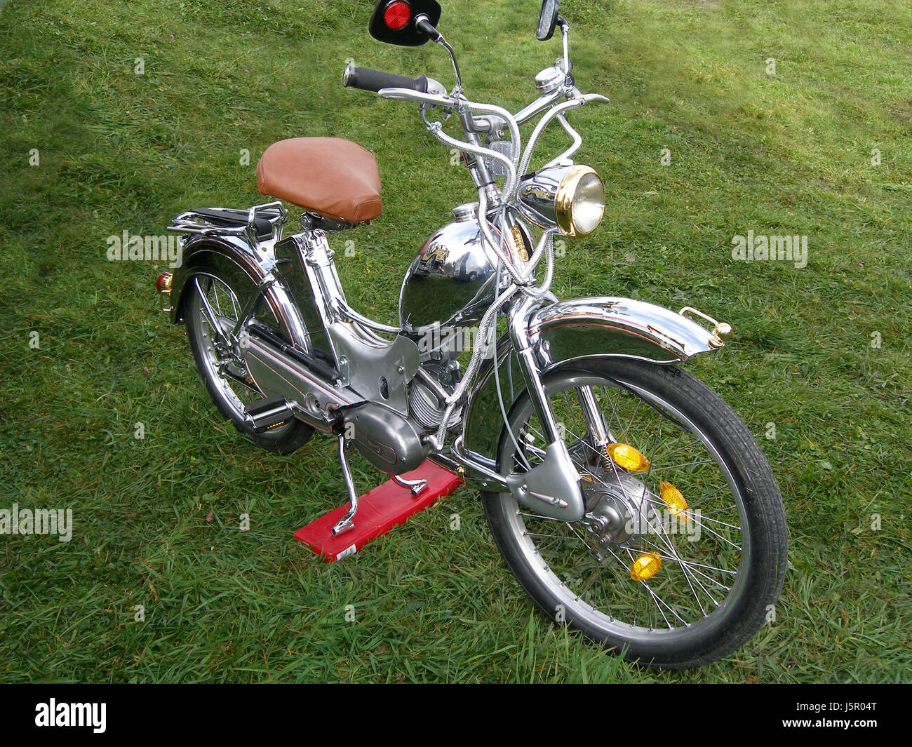 Moped old timer chromium hi-res stock photography and images - Alamy