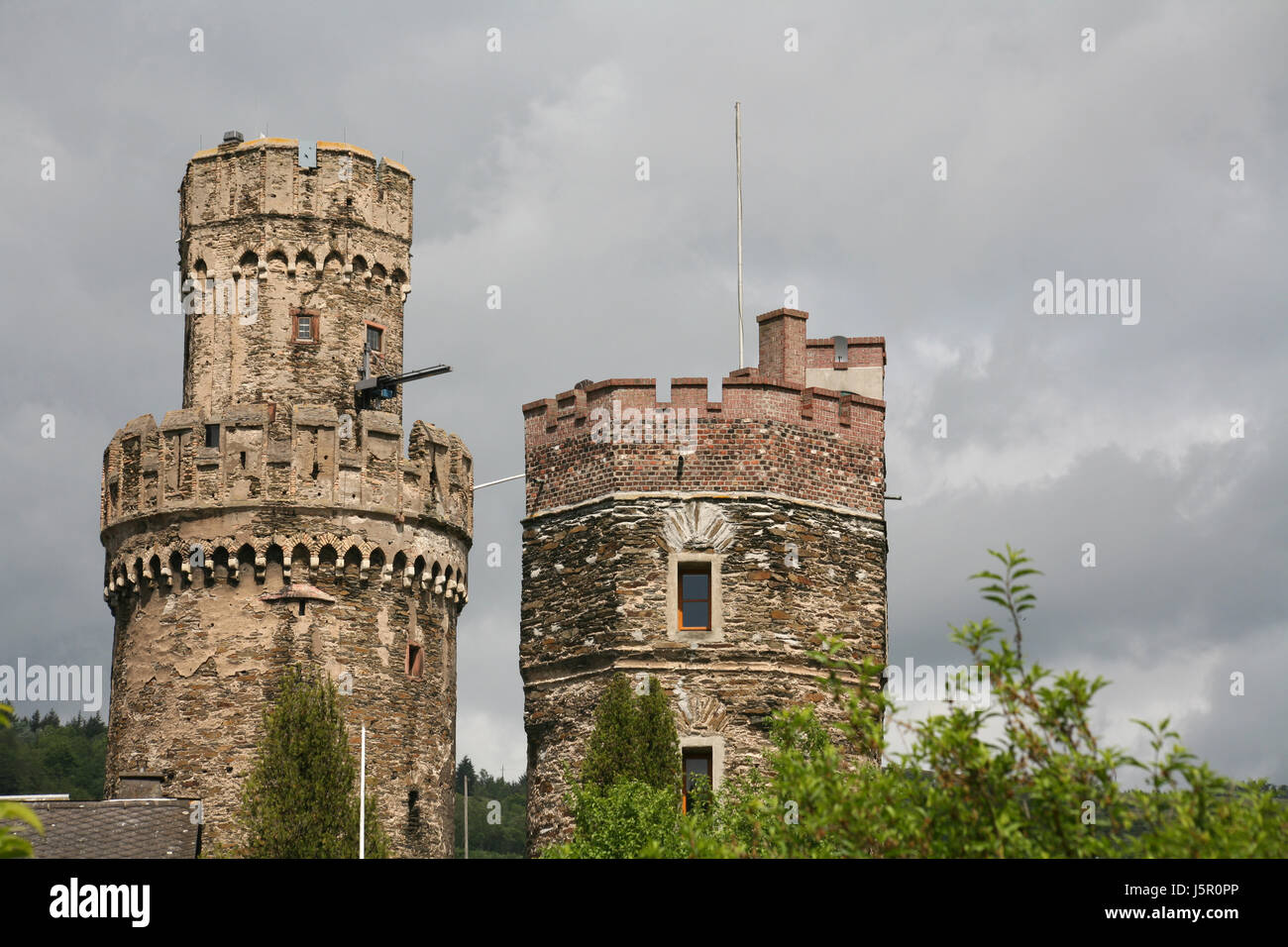 tower rhine romantic romanticism sightseeing germany german federal ...