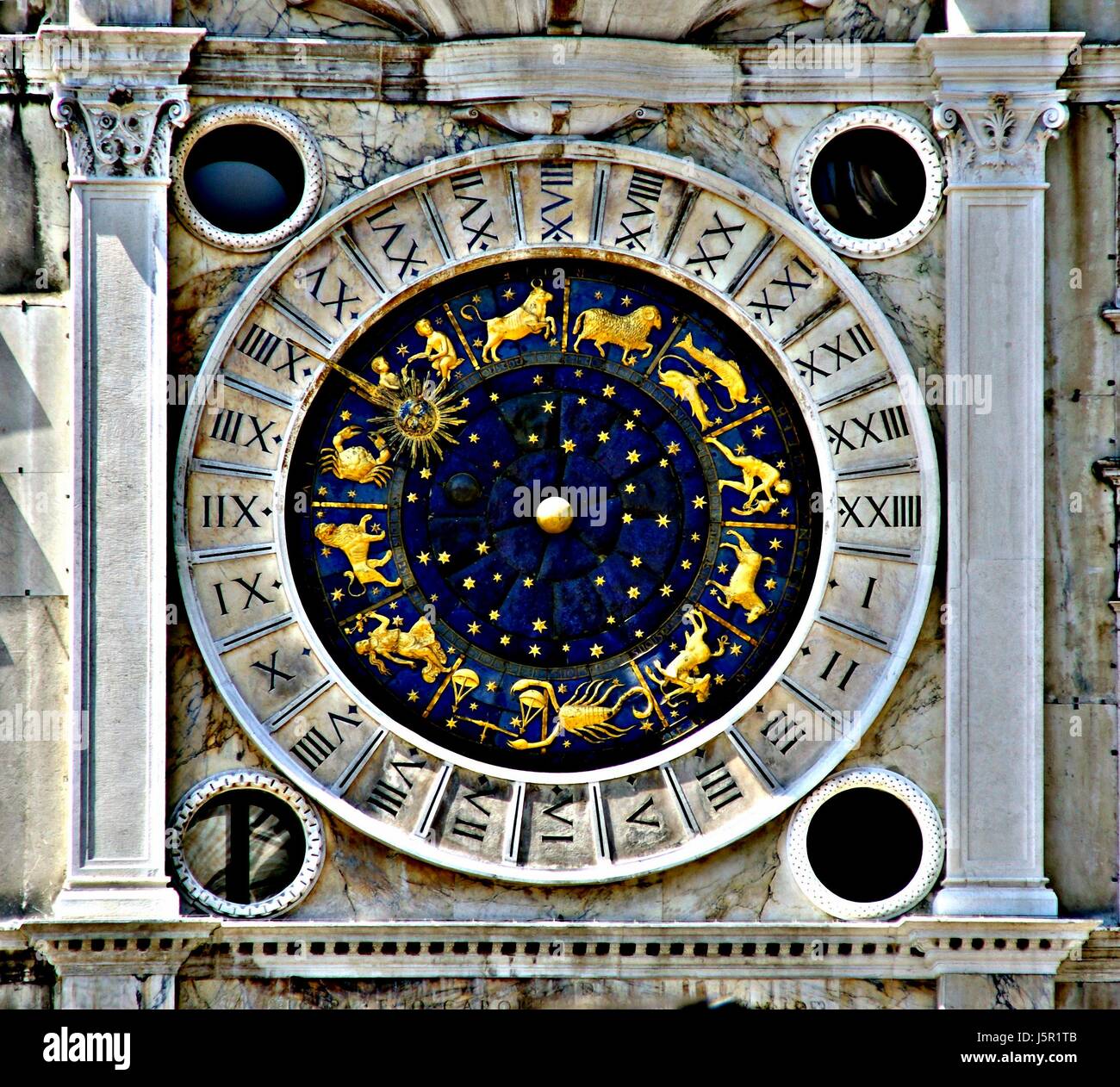 star sign clock Stock Photo - Alamy