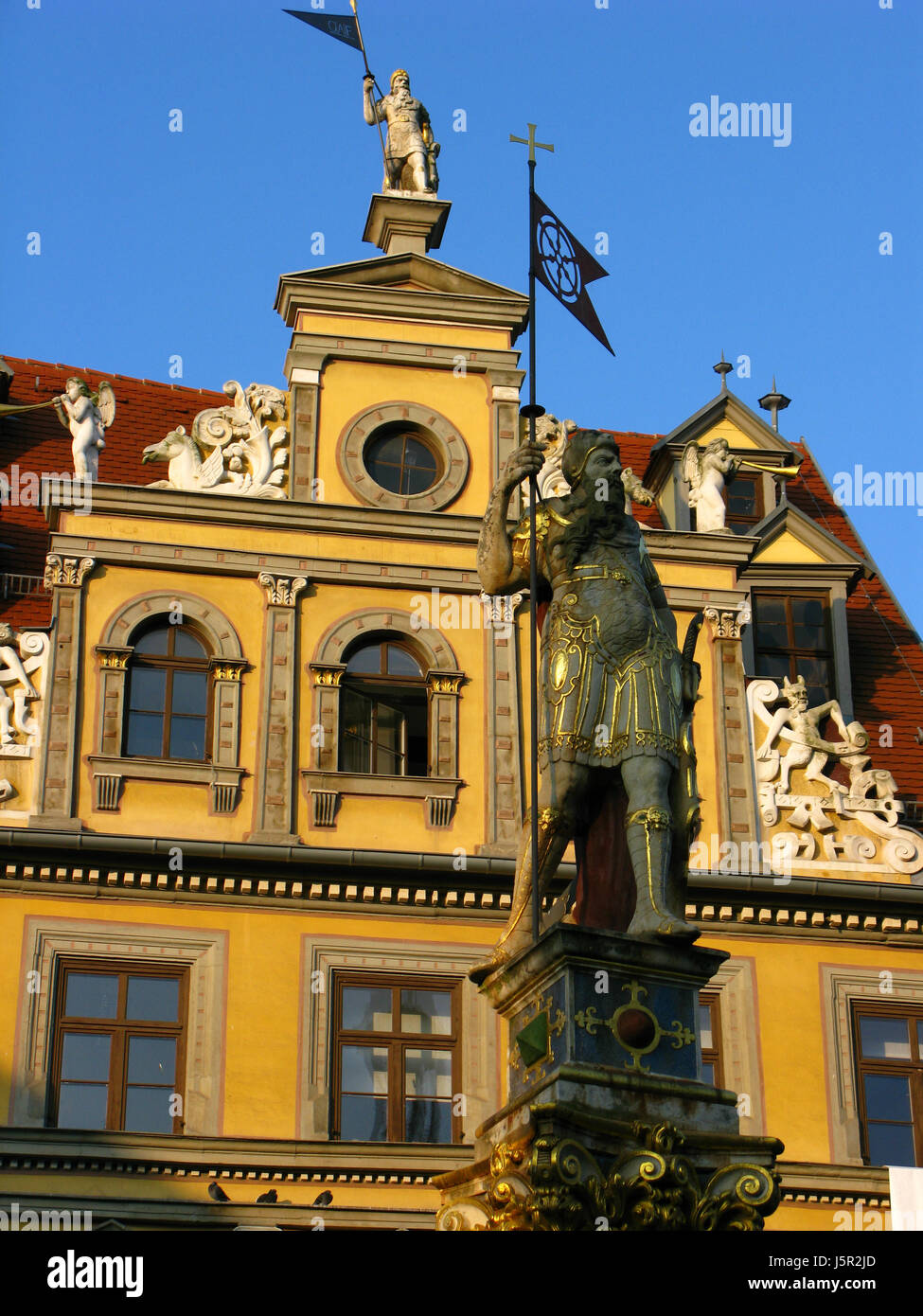 house building statue tourism thuringia provincial capital style of ...