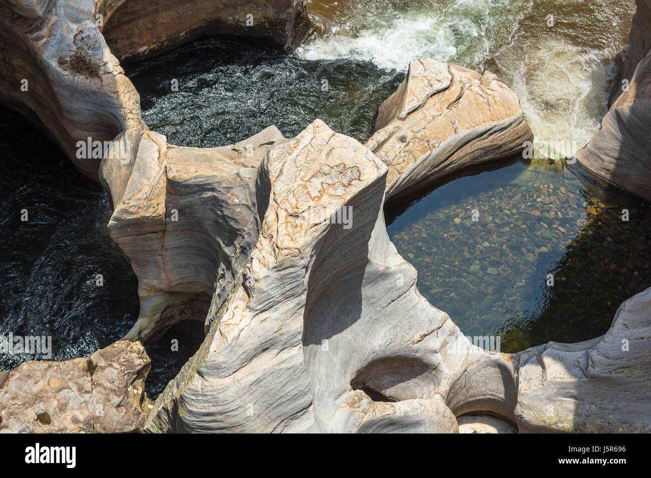 View of Bourkes Luck Potholes, South Africa Stock Photo - Alamy
