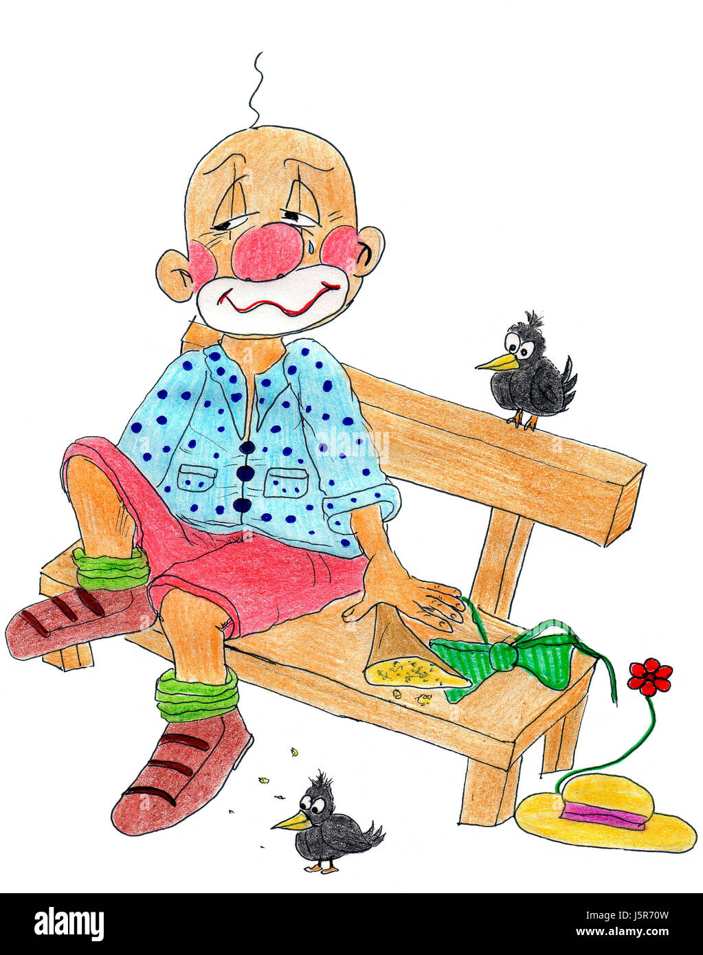 Sitting clown hi-res stock photography and images - Alamy