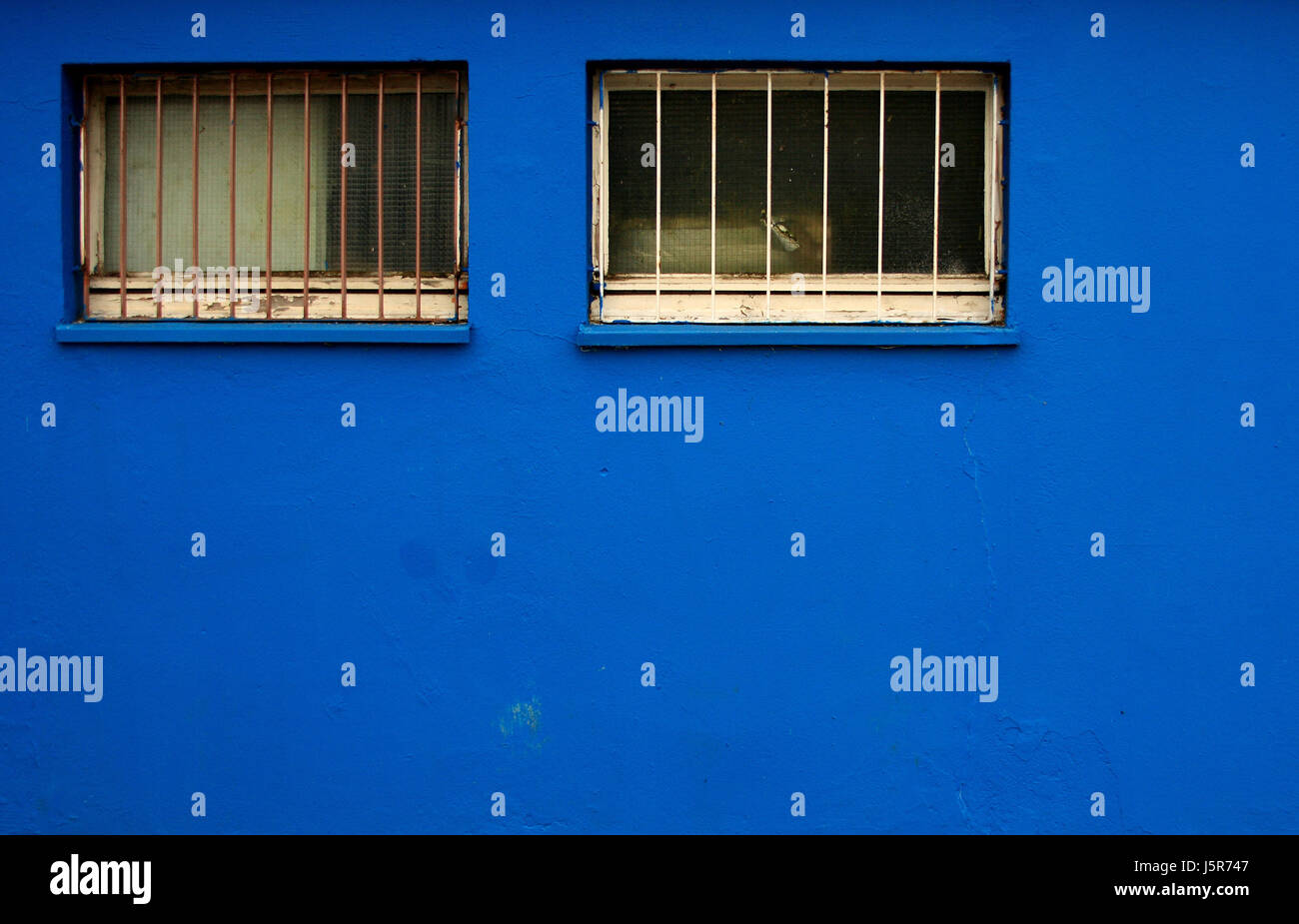 window in blue Stock Photo - Alamy