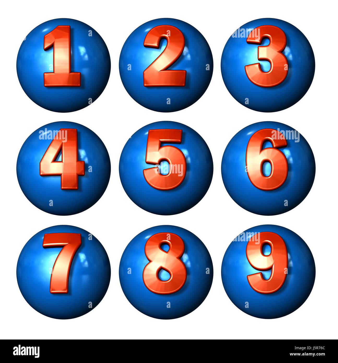 sign signal blue comic ball illustration metal reflection mirror circle ...