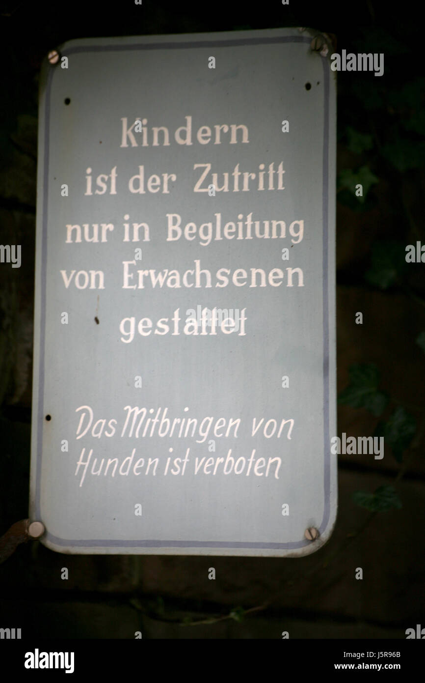 sign signal danger entrance cemetery dogs exit hint bans warning access ...