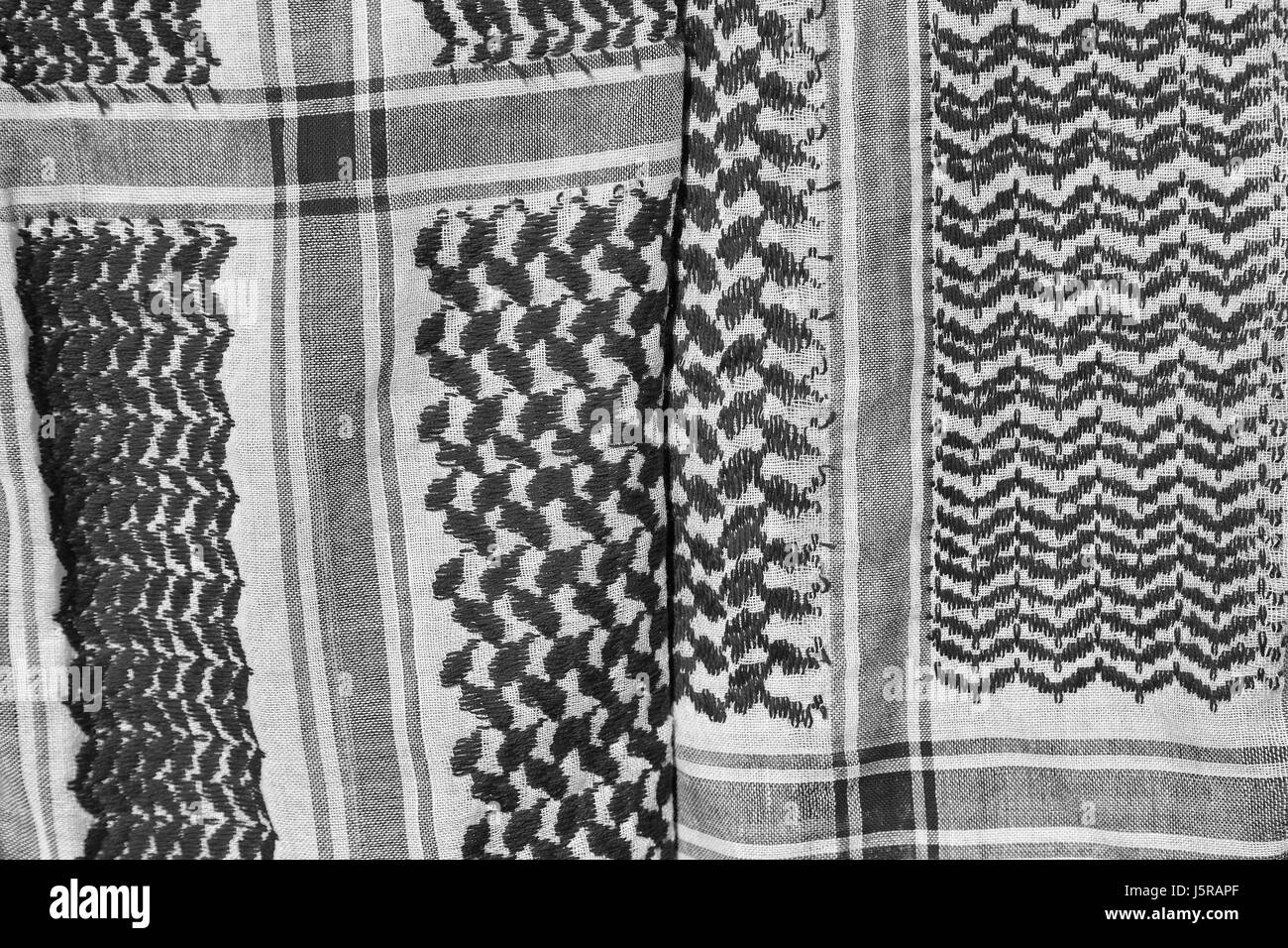 the texture of the cotton traditional symbolic arabian scarf like ...