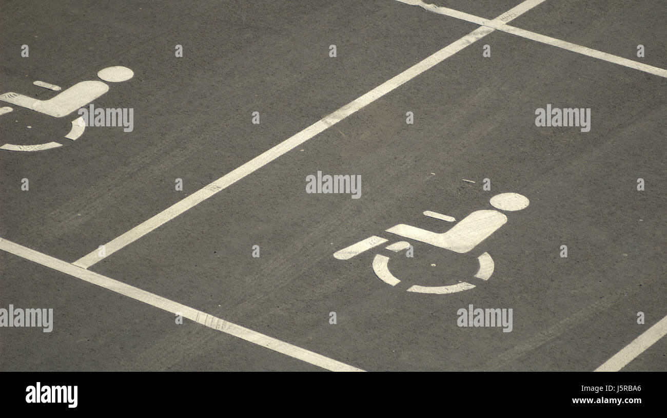 sign signal wheelchair city town parking place mobile mobility ...