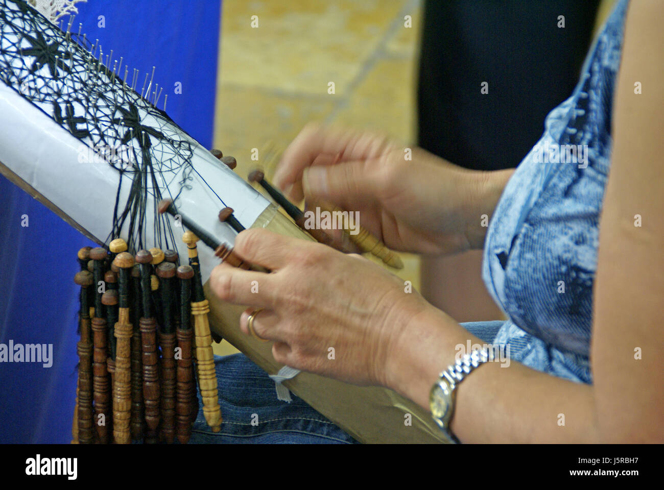 hand hands thread needles threads handicraft lace-making traditions ...