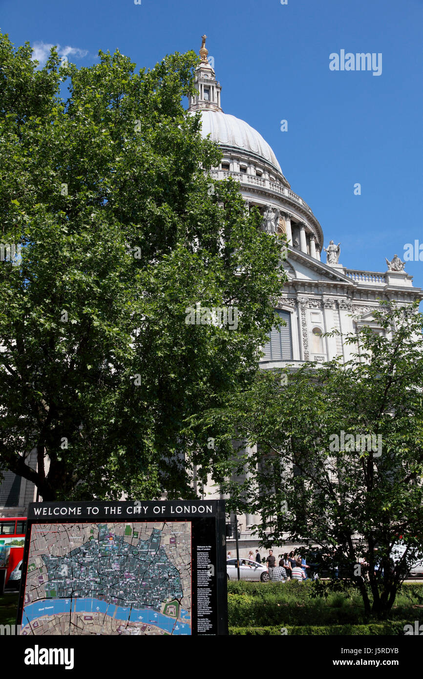 Square mile city of london map hi-res stock photography and images - Alamy