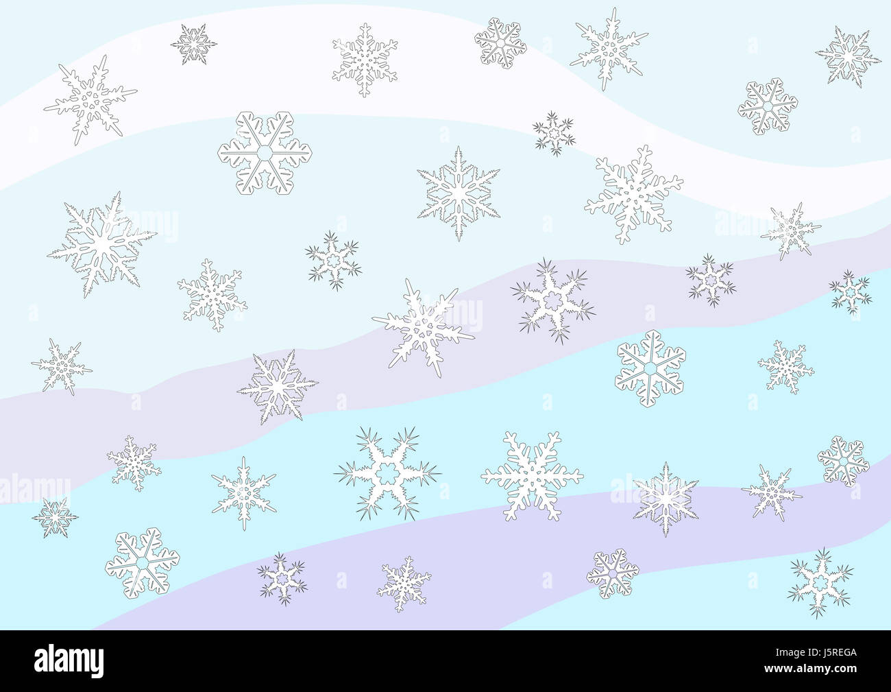 blue winter cold snowflakes design shaping formation shape model figure ...