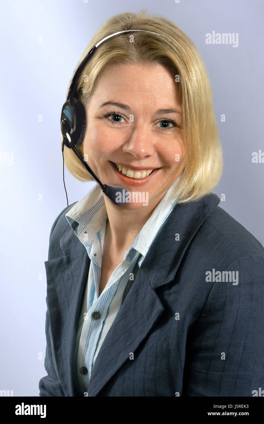 Callcenteragentin hi-res stock photography and images - Alamy