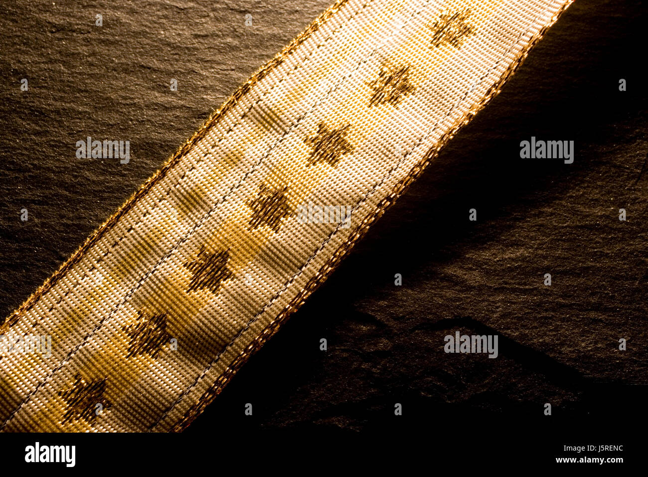 ribbon on slate Stock Photo - Alamy