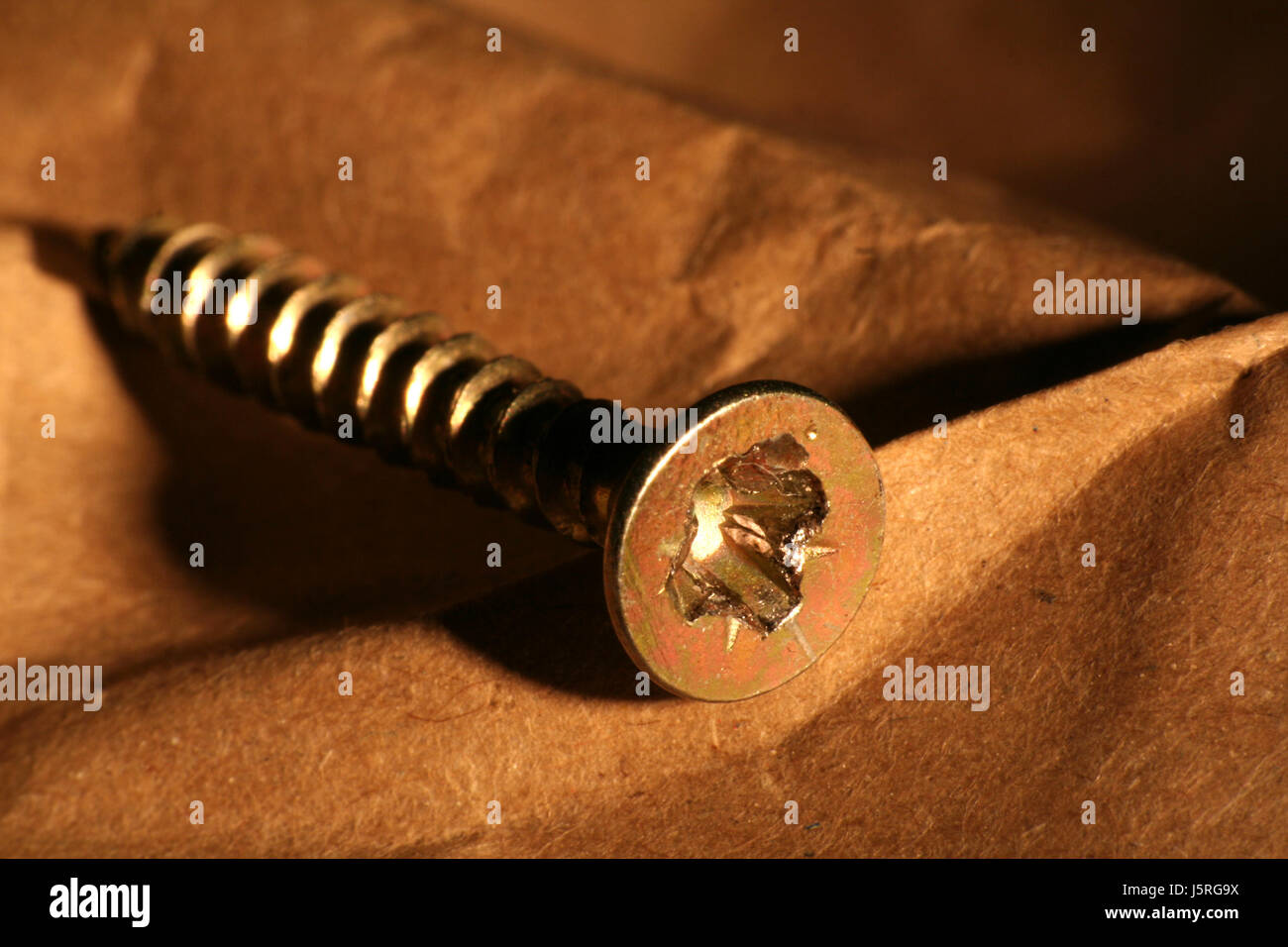 tool turn twirl screw screws brass thread hand tool cross recess ...