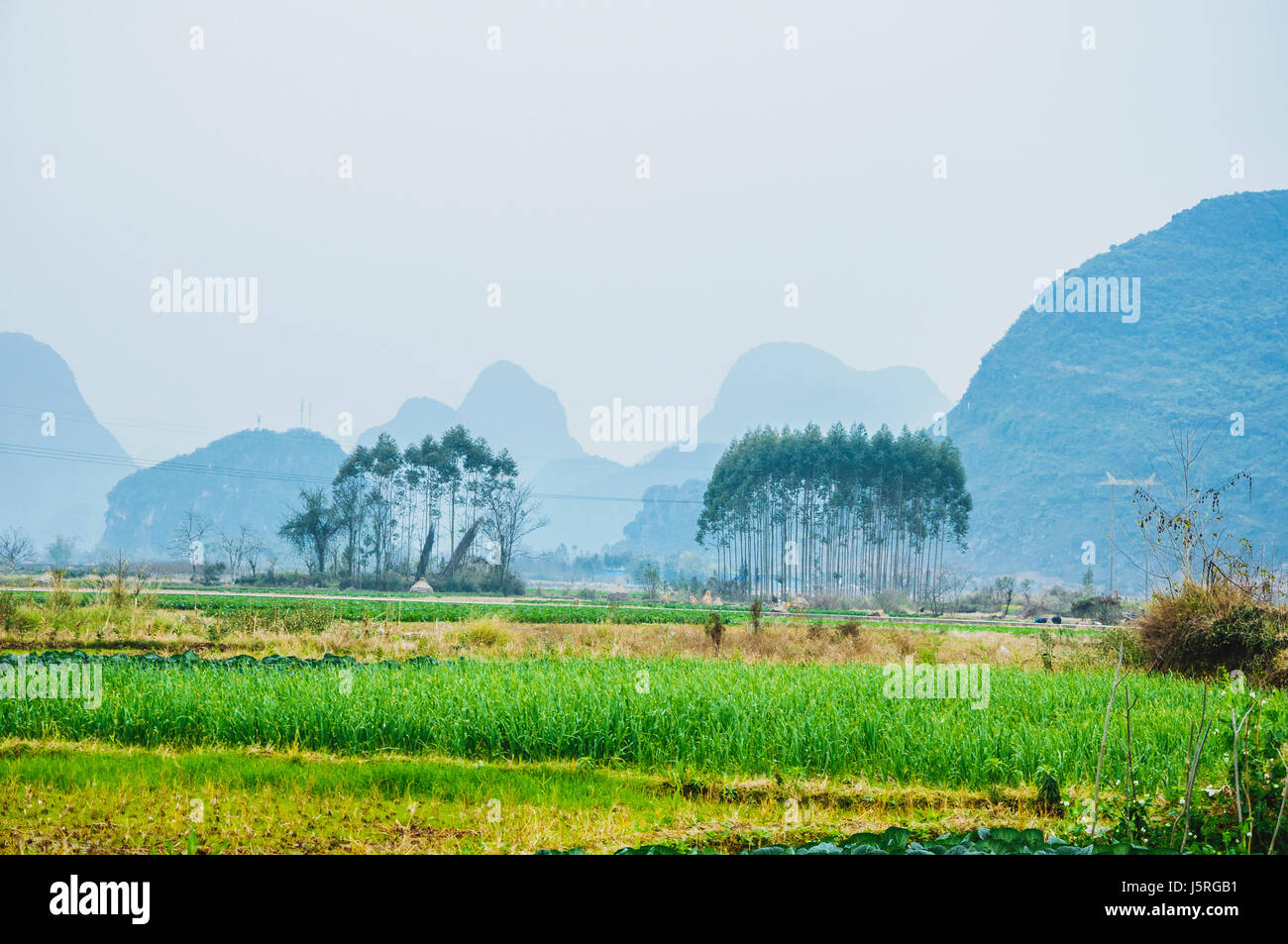 The colorful countryside scenery in autumn Stock Photo - Alamy