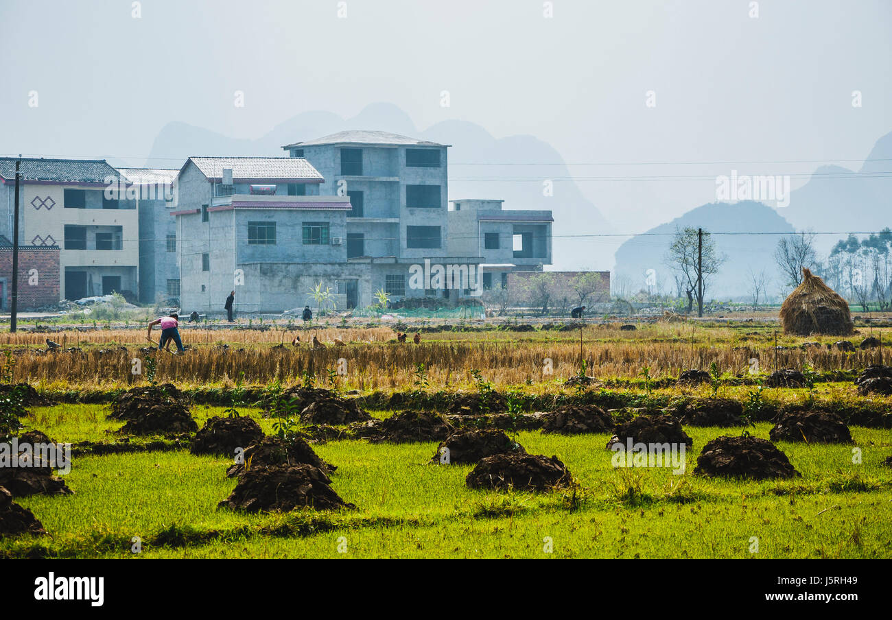 The colorful countryside scenery in autumn Stock Photo - Alamy