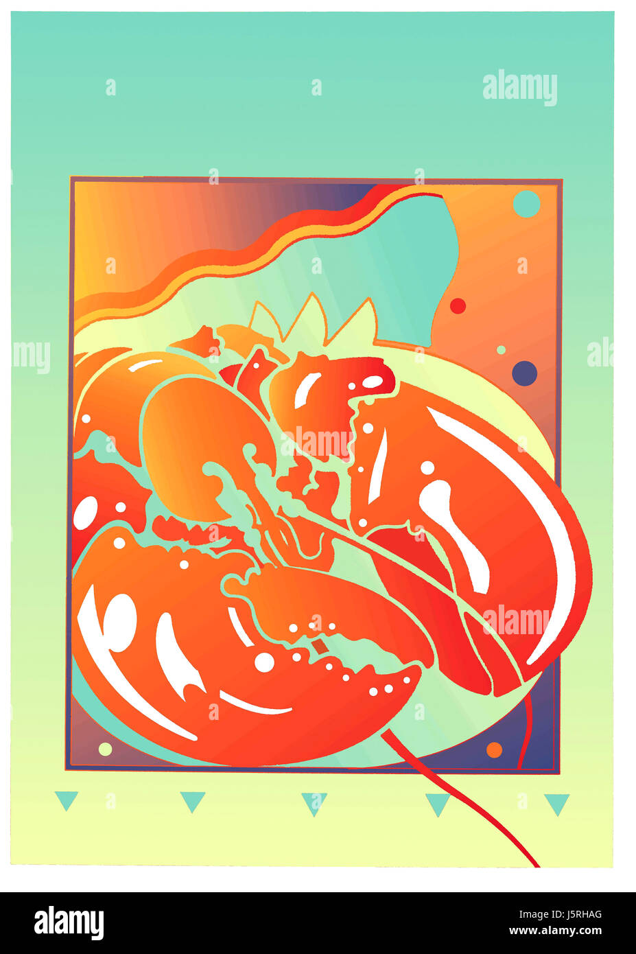 Lobster drawing hi-res stock photography and images - Alamy