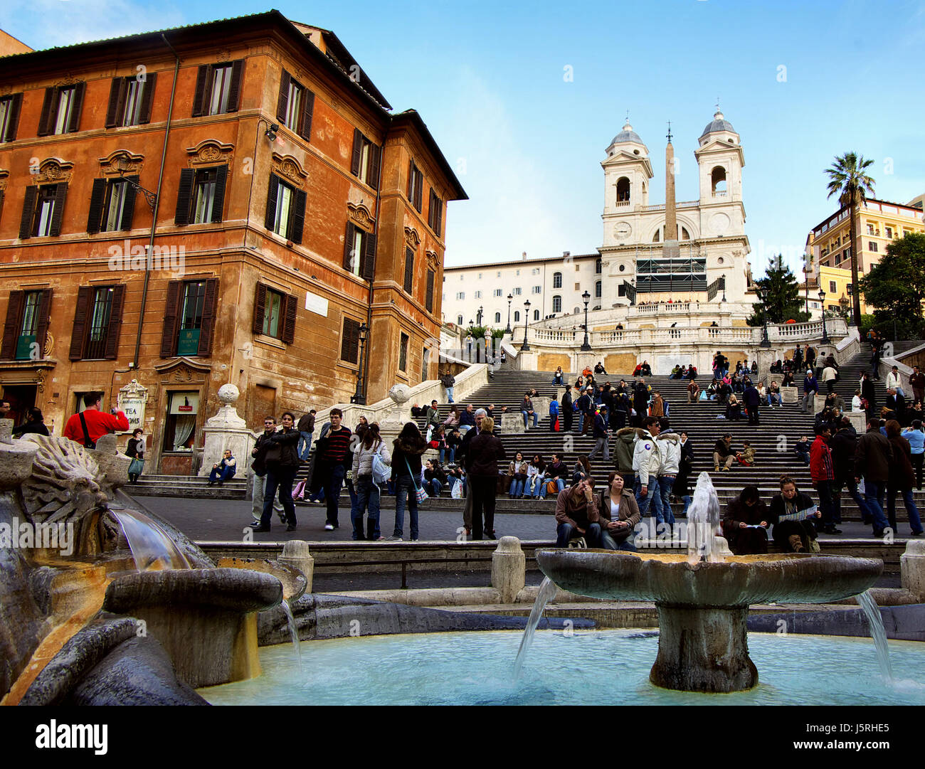 stairs church acquainted sightseeing Rome roma worth seeing fountain ...