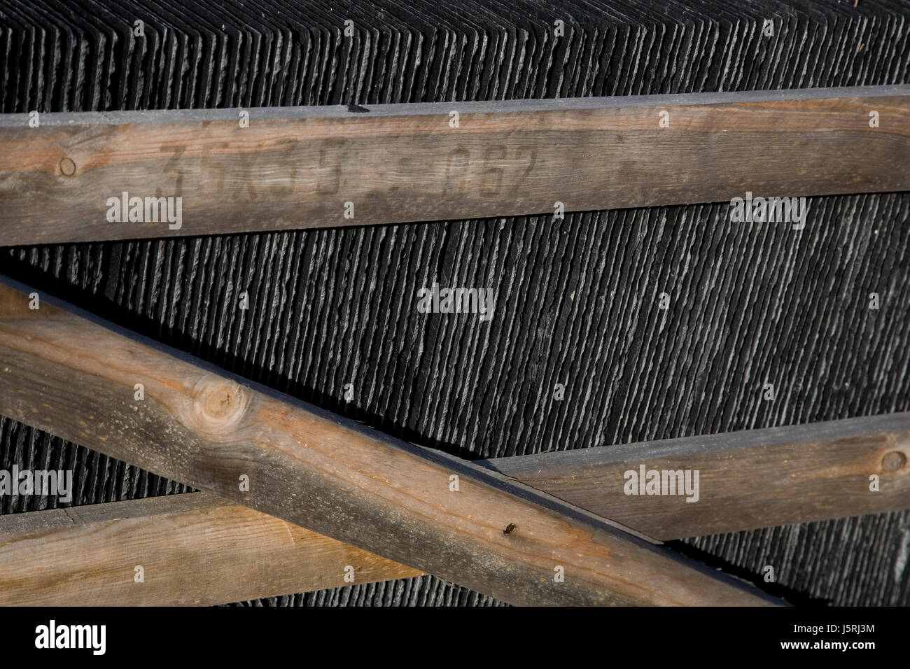 slate with gap rough natural edge Stock Photo - Alamy