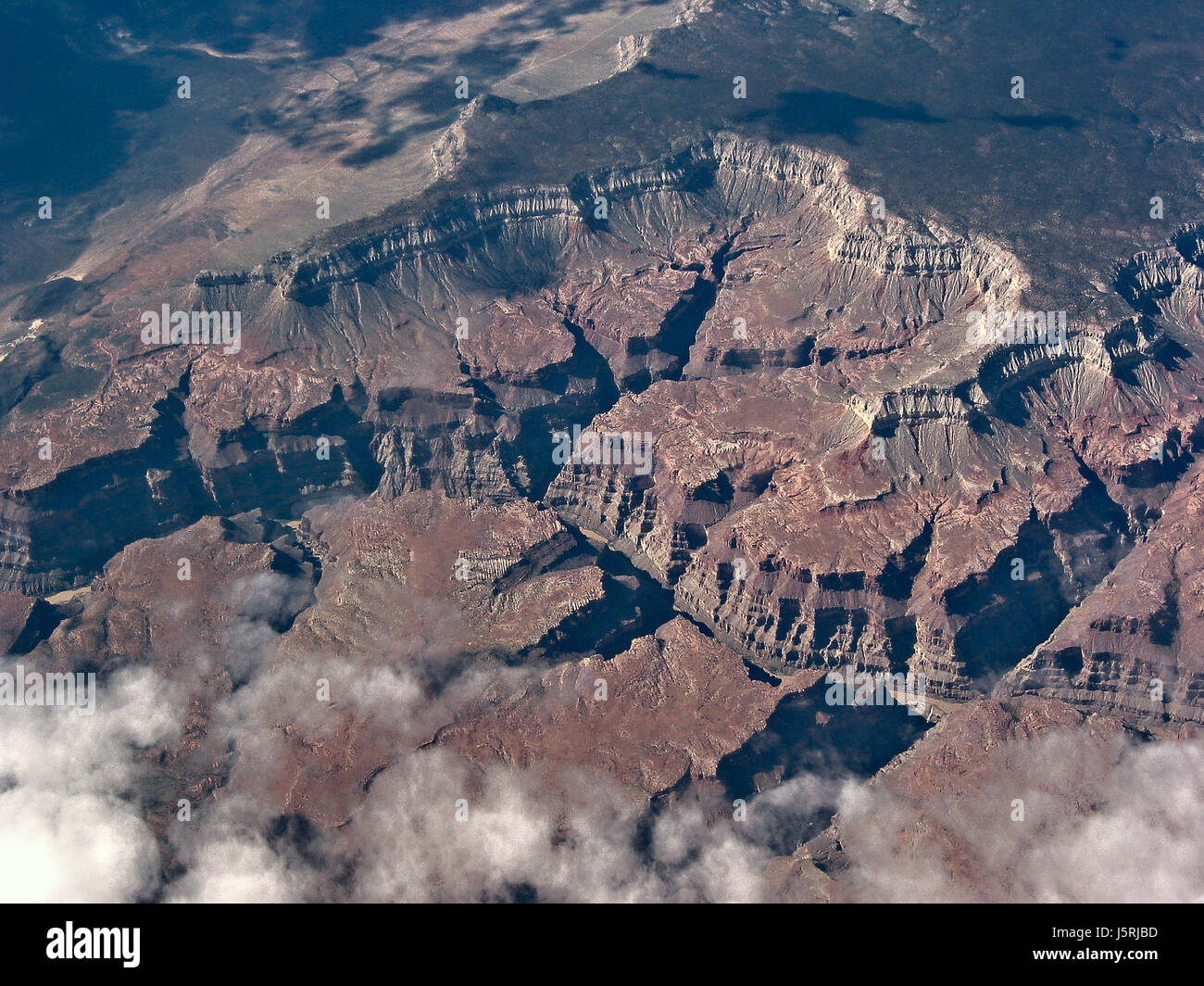 grand canyon from the air 2 Stock Photo - Alamy