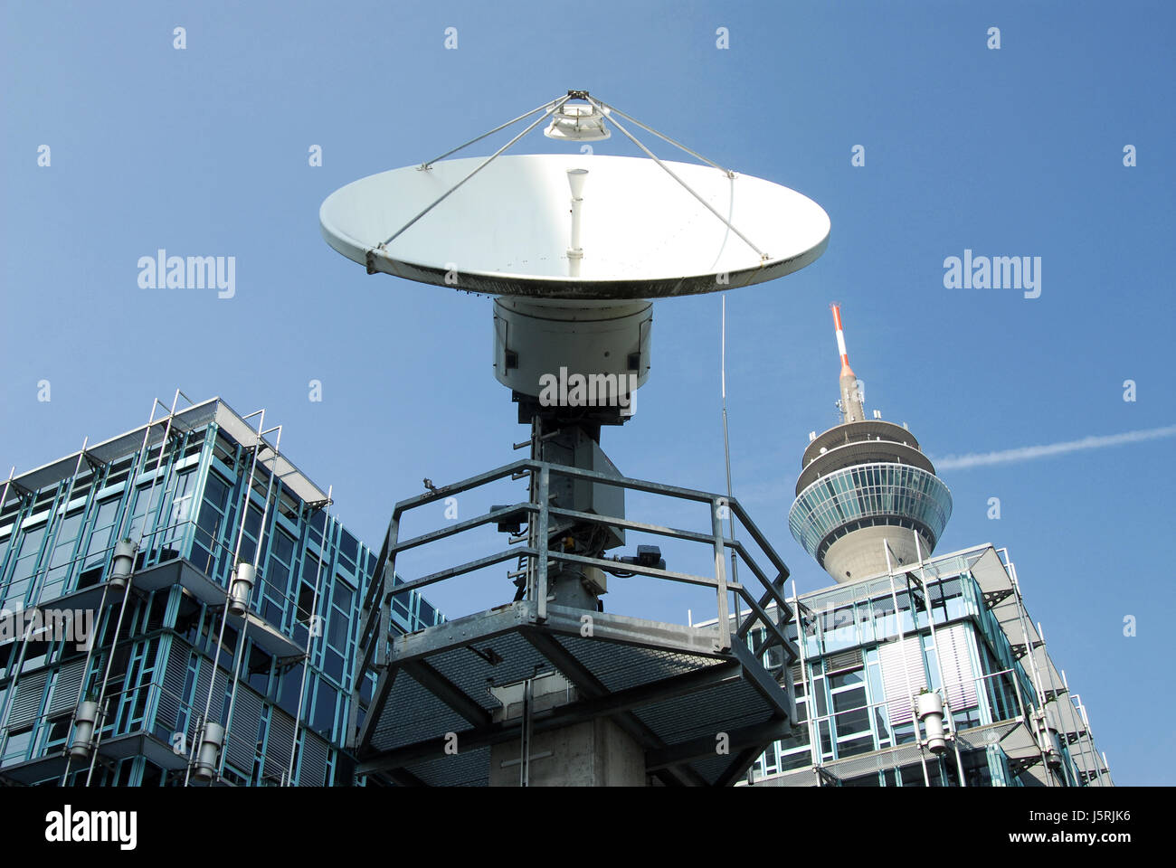 communication television tower antennae transmitter parabolic mirror ...