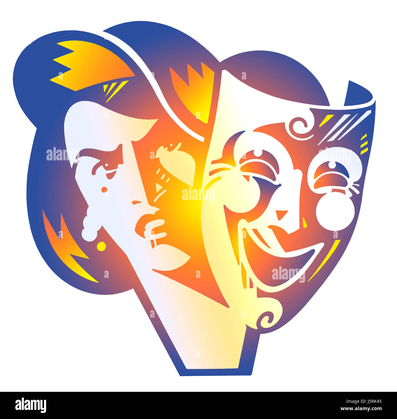 Two faced mask hi-res stock photography and images - Alamy