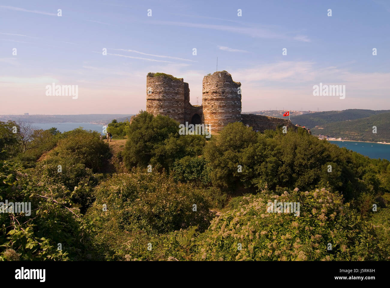 turkey salt water sea ocean water bosphorus chateau castle asia europe ...