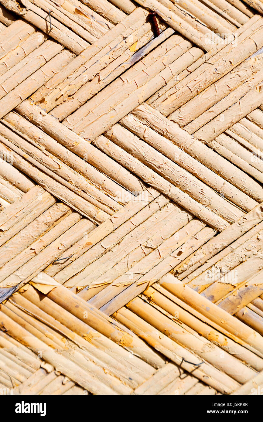 a wall build on wicker bamboo like abstract vintage surface Stock Photo ...