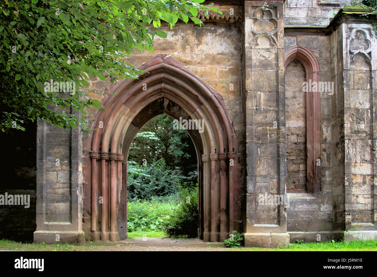 the mysterious gate Stock Photo - Alamy