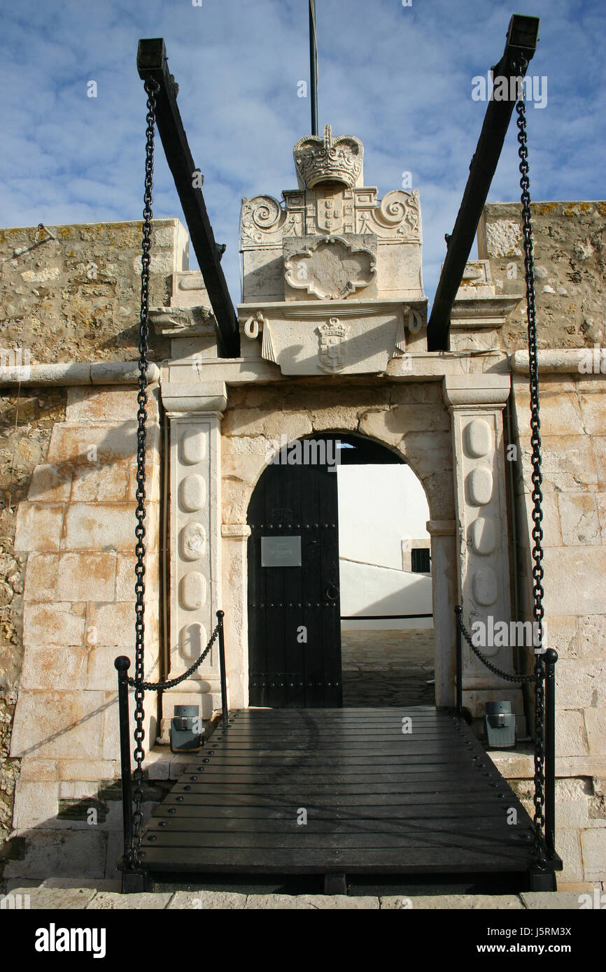 historical bridge tourism wall portugal fortress blockhouse style of ...