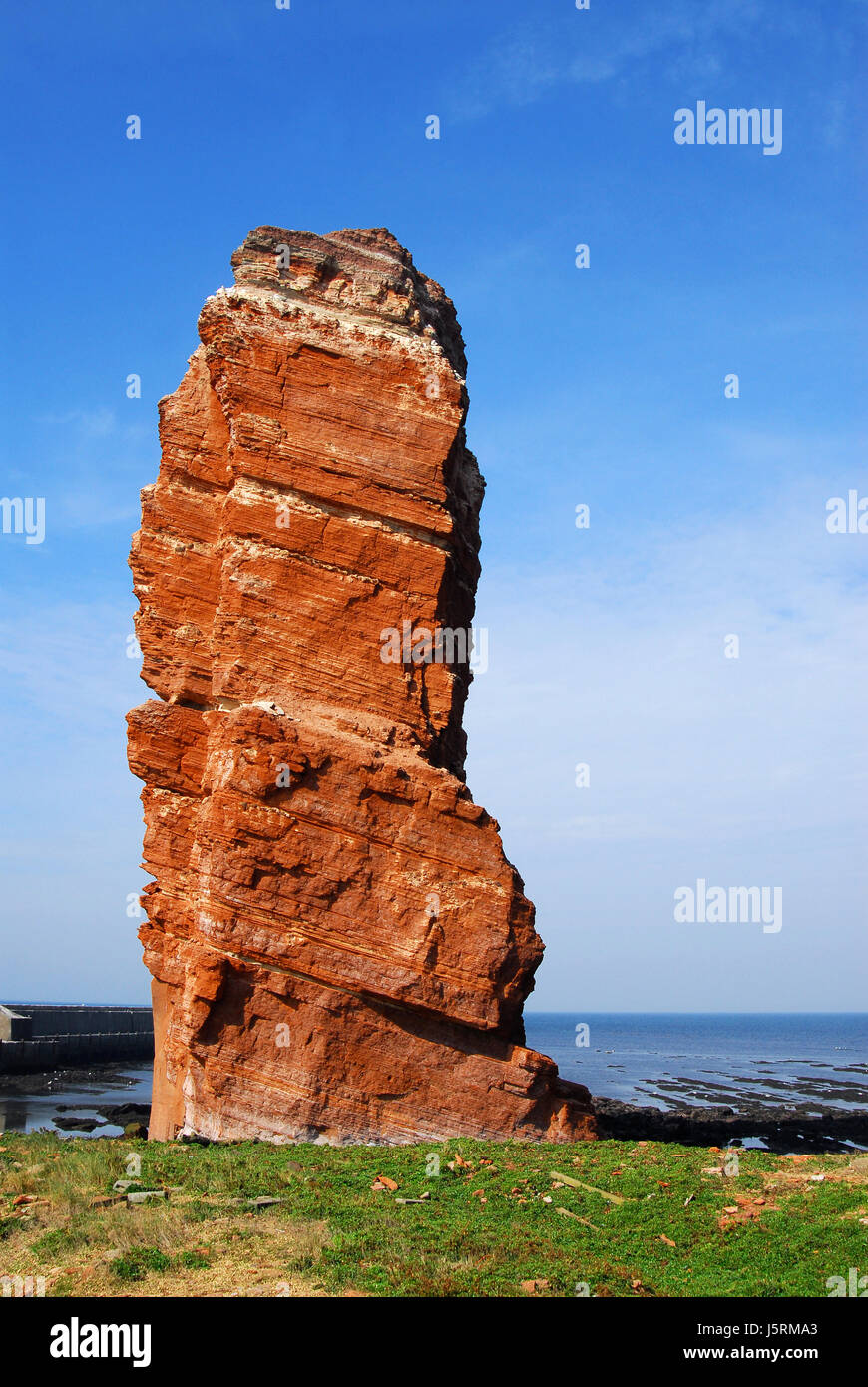 water north sea salt water sea ocean rock red nature isle island ...