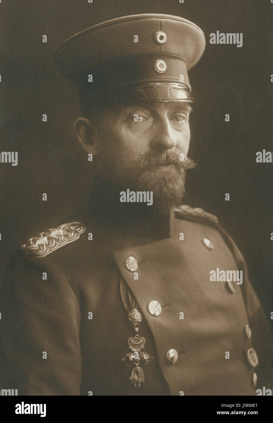 Ferdinand I (1865-1927), King of Romania 1914-27, Portrait, 1915 Stock ...