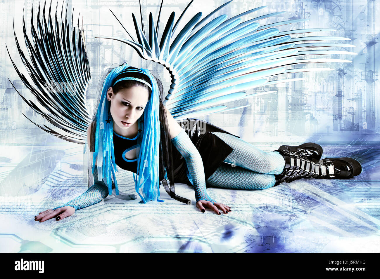 Cyber goth cybergoth hi-res stock photography and images - Alamy