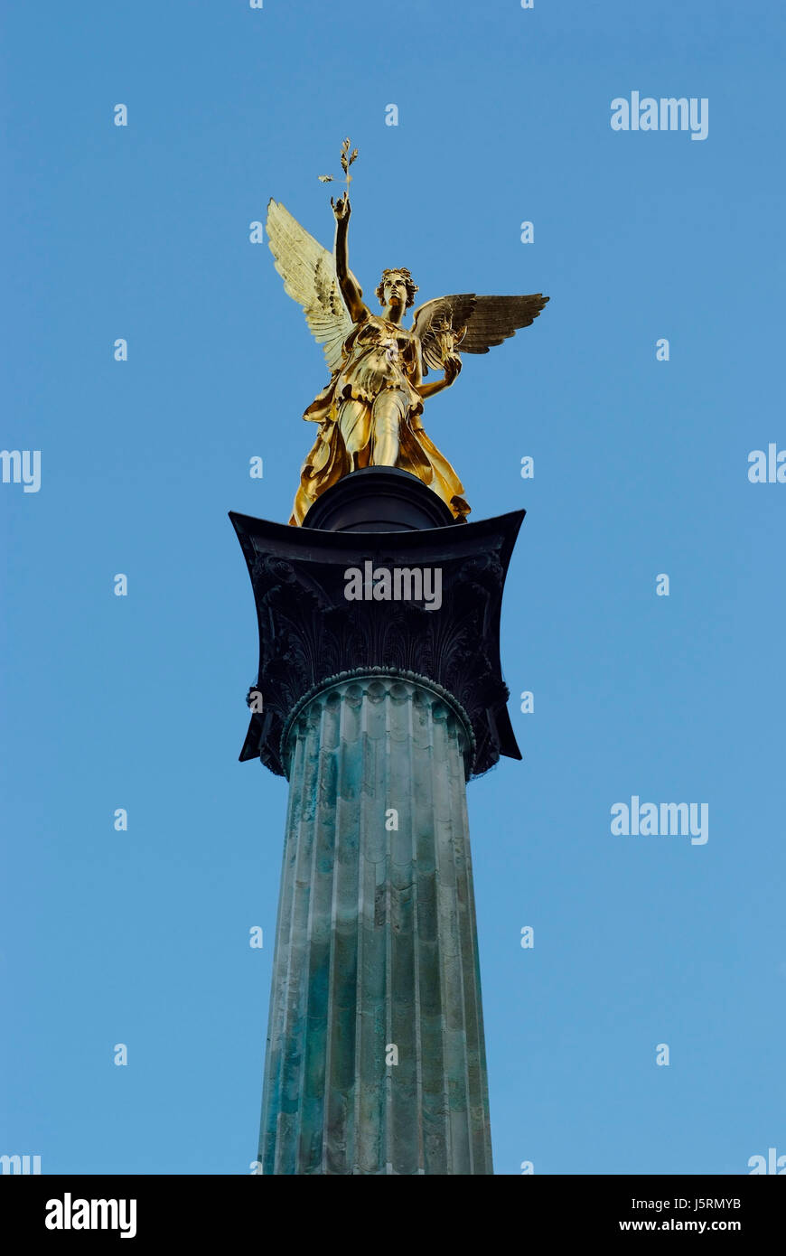 bavaria golden angel angels munich emblem statue sculpture bavaria ...