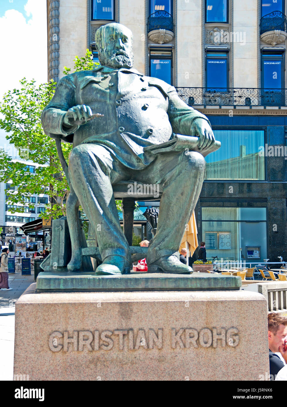 Christian krohg statue hi-res stock photography and images - Alamy