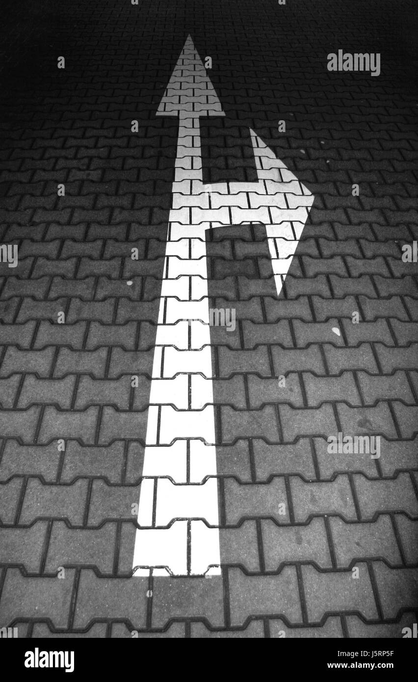 go straight and turn right Stock Photo - Alamy