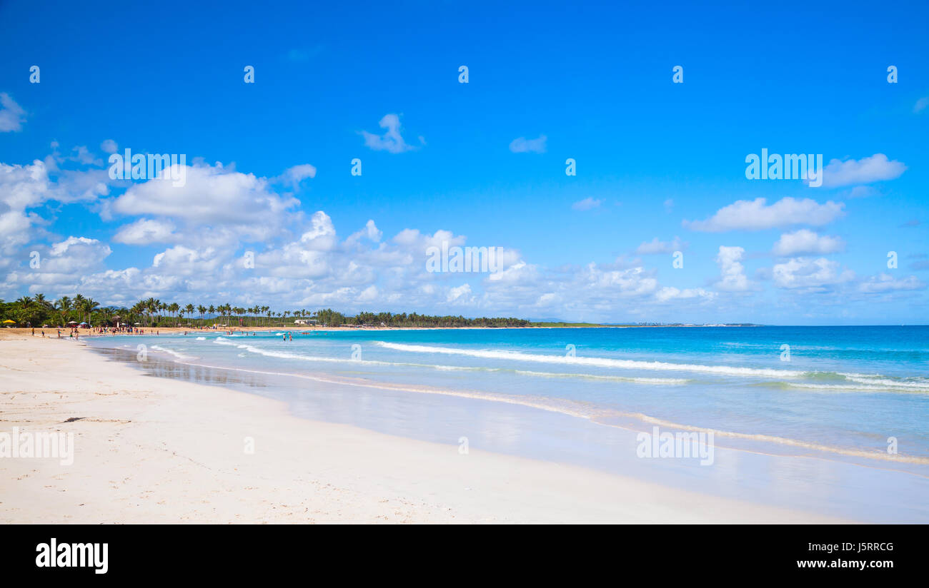 Macao Beach, touristic resort of Dominican Republic, Hispaniola Island ...
