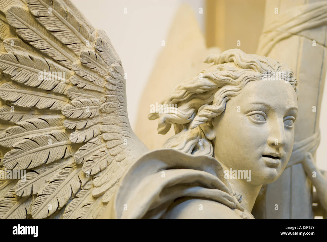 old statue of an angel Stock Photo - Alamy