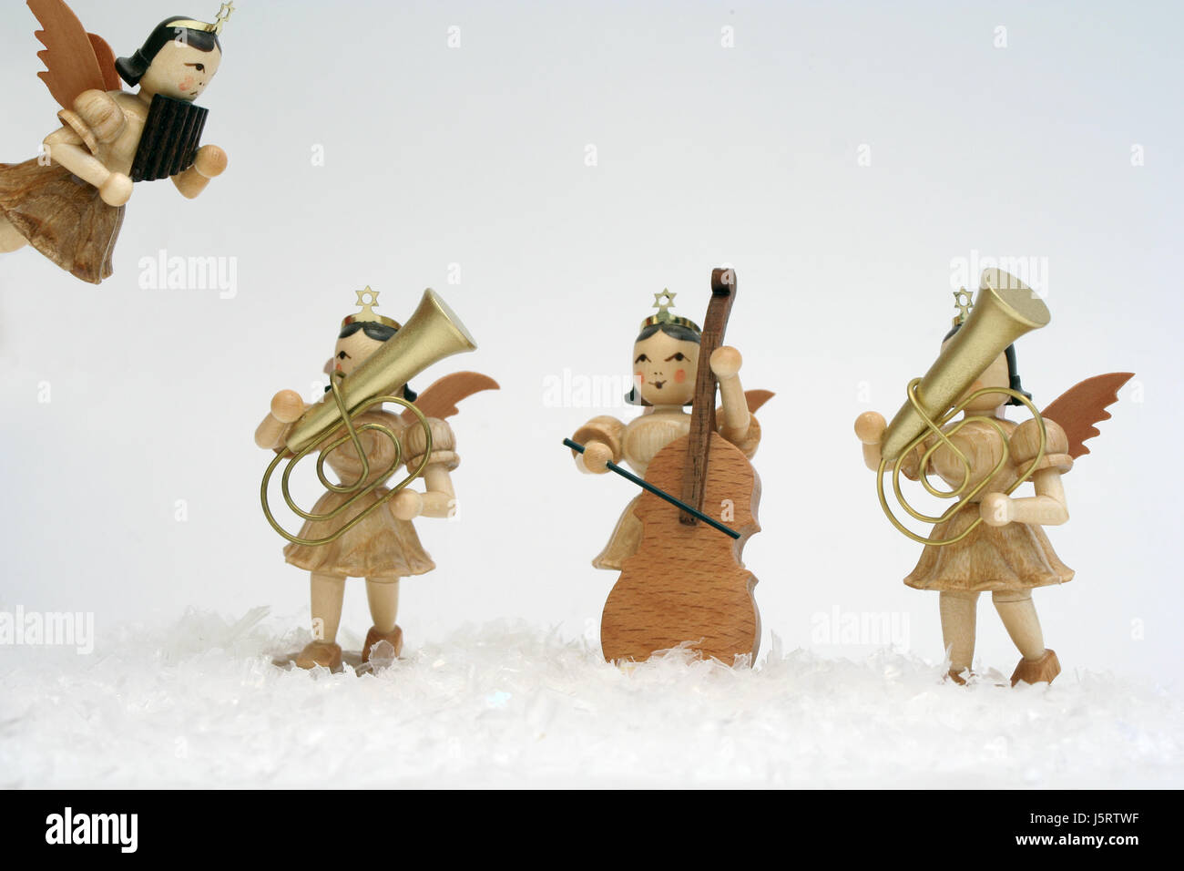 music musical wood advent nostalgia wing angel angels deco christmas ...